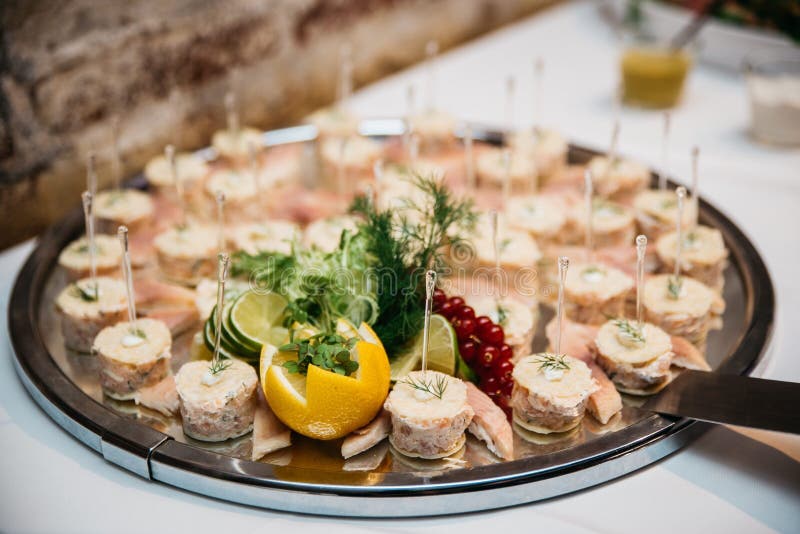 Tray Filled with a Variety of Foods Stock Photo - Image of tasty ...