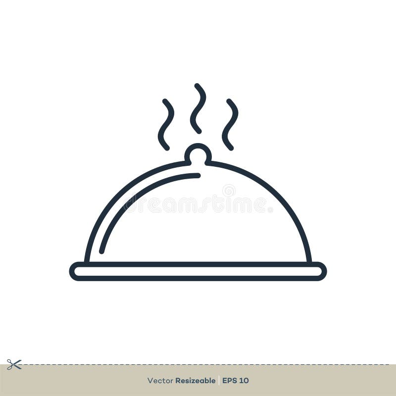 Tray of Food Icon Vector Logo Template Illustration Design. Vector EPS ...