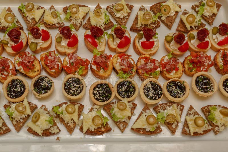 Tray of Food stock photo. Image of platter, baked, served - 153242380