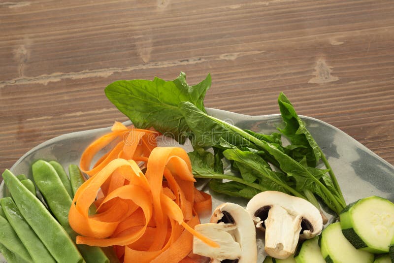 Tray with fresh vegetables stock photo. Image of healthy - 63549110
