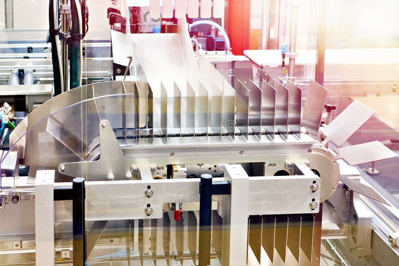 Tray packer machine stock photo. Image of tray, industry - 244532518