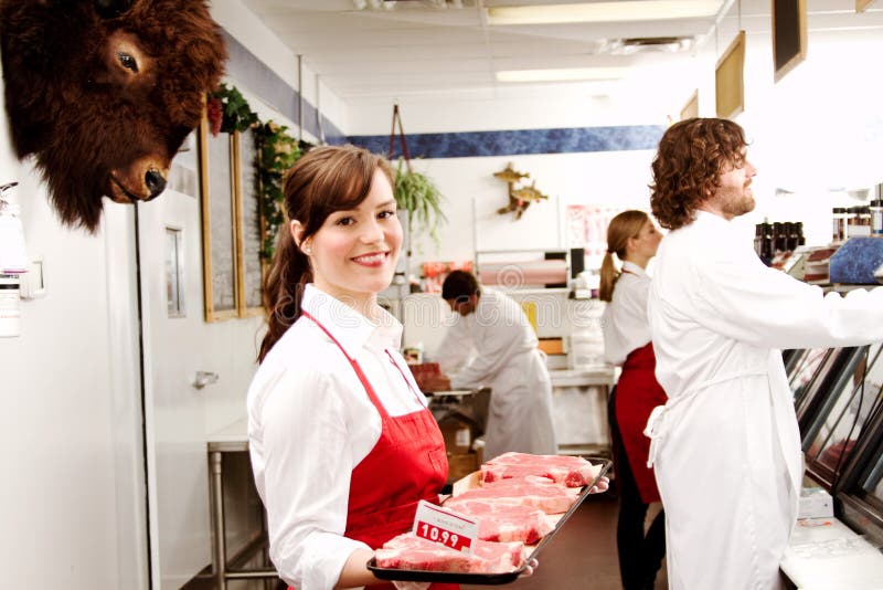 Tray of steaks stock photo. Image of meat, smiling, steaks - 35285302