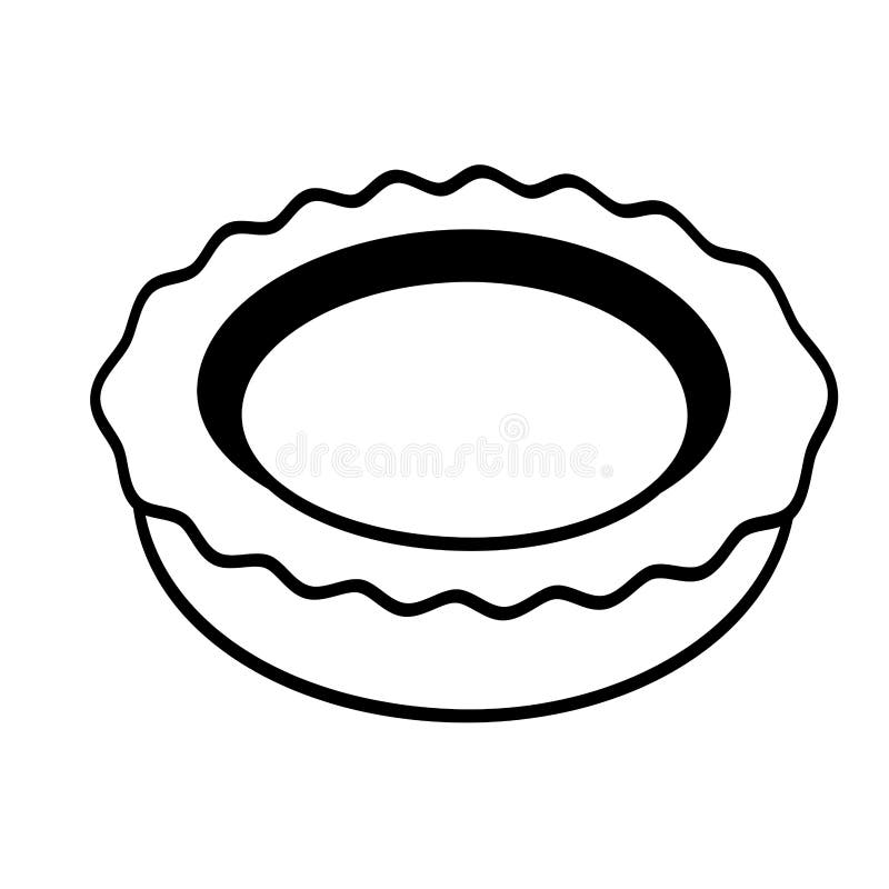 Tray with Steel Kitchenware Cutlery Outline Stock Vector - Illustration ...