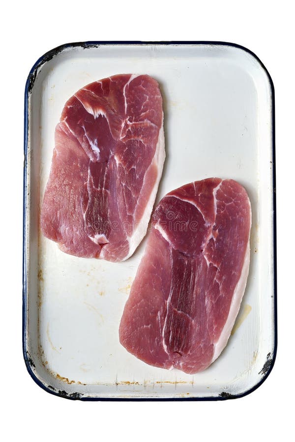 Tray of Uncooked British Gammon Steak Stock Image - Image of meat ...
