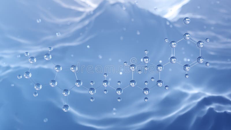 Trazodone Molecular Structure, 3d Model Molecule, Antidepressant ...