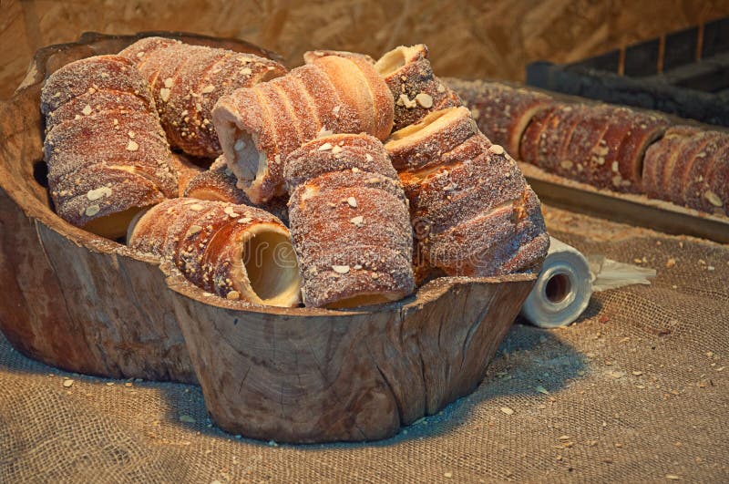 Trdelnik, czech cuisine stock image. Image of nutrition - 26920553