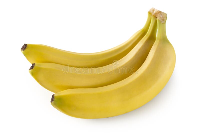 Tre bananer arkivfoto. Bild av friskhet, frukt, vegetarisk - 45415624
