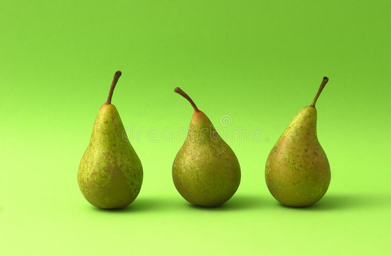 Tre pere immagine stock. Immagine di alimento, dolce, fame - 2235025