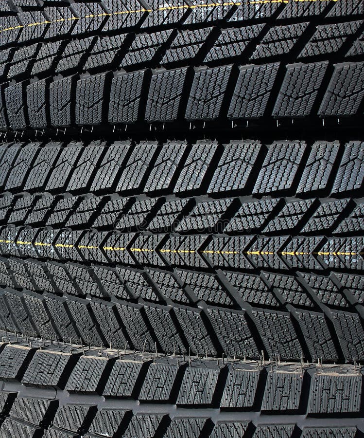 Tread Pattern of ?ar Tires Closeup View Stock Image - Image of tire ...
