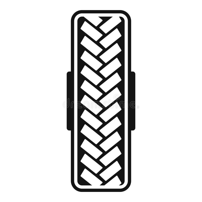 Tread Pattern Icon, Simple Style. Stock Vector - Illustration of simple ...