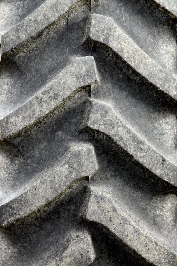 The Tread Pattern on Tractor Tires. Stock Photo - Image of farm, amount ...