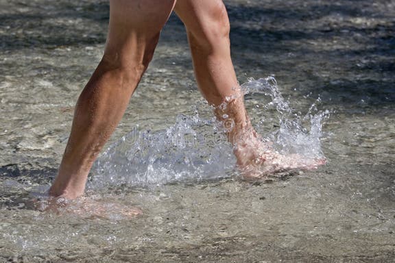 Treading water stock photo. Image of gush, splash, clear - 14279026