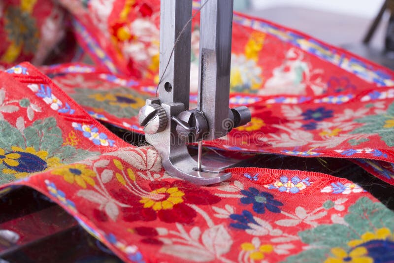 Treadle sewing machine stock image. Image of historical - 61848351