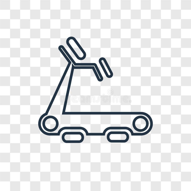 Treadmill Linear Icon. Modern Outline Treadmill Logo Concept on Stock ... Treadmill Linear Icon. Modern Outline Treadmill Logo Concept on Stock ...