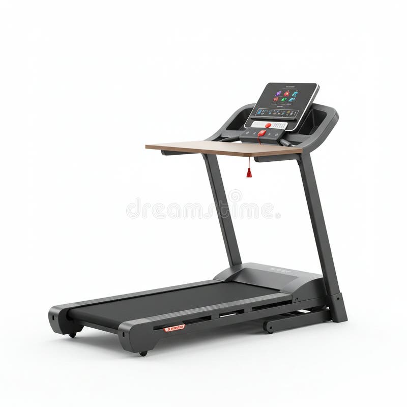 Treadmill Featuring a Sleek, Modern Design with a Matte Black Frame and ...