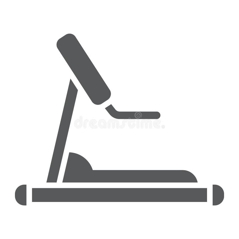 Treadmill Thin Line Icon, Sport and Workout, Equipment Sign, Vector ...