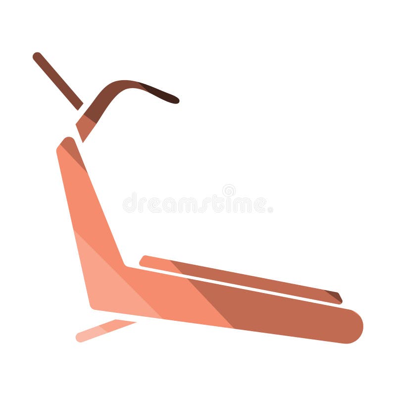 Treadmill icon stock vector. Illustration of muscular - 119394855