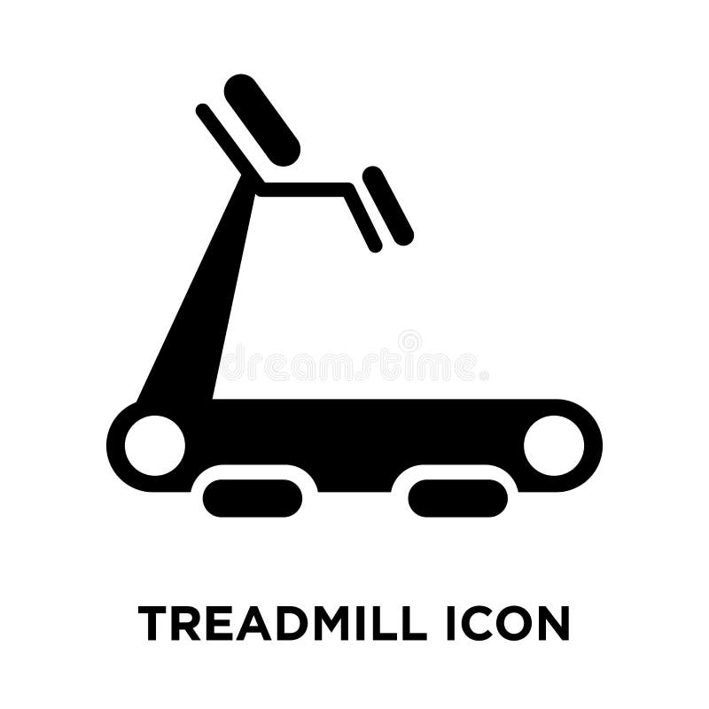 Treadmill Concept Vector Linear Icon Isolated on Transparent Background ...
