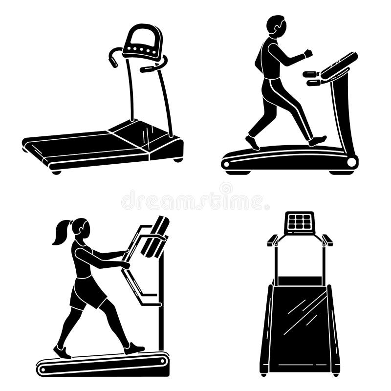 Treadmill Walking Male Stock Illustrations – 321 Treadmill Walking Male ...