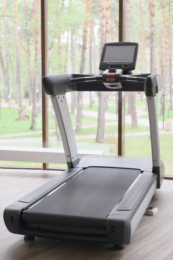 Treadmill stock image. Image of athletic, modern, active - 54738881