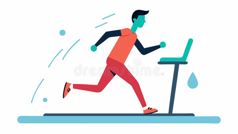 Treadmill of Striving a Figure Running on a Treadmill Labeled ...