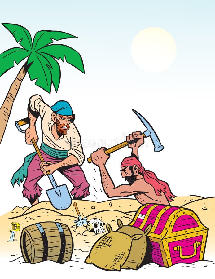 Dig Treasure Stock Illustrations – 5,969 Dig Treasure Stock ...