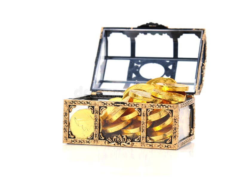 Treasure Box stock image. Image of antique, casket, cent - 10243479