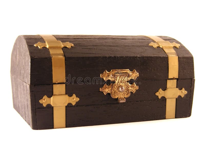 Empty treasure box stock image. Image of ornaments, background - 25002009