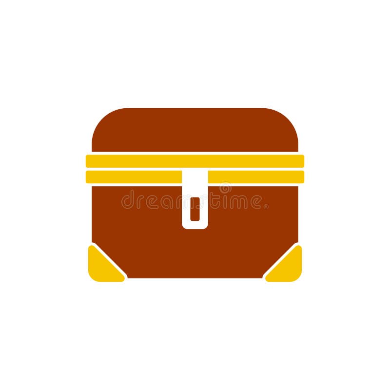 Treasure Box Icon Design Template Vector Isolated Stock Vector ...