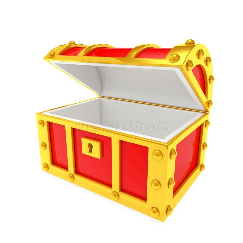 Treasure box stock illustration. Illustration of comparison - 33253707