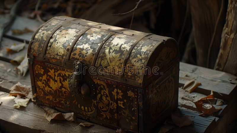 Treasure box stock image. Image of container, fantasy - 329064495