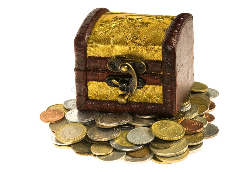 Treasure chest stock image. Image of isolated, precious - 13179003