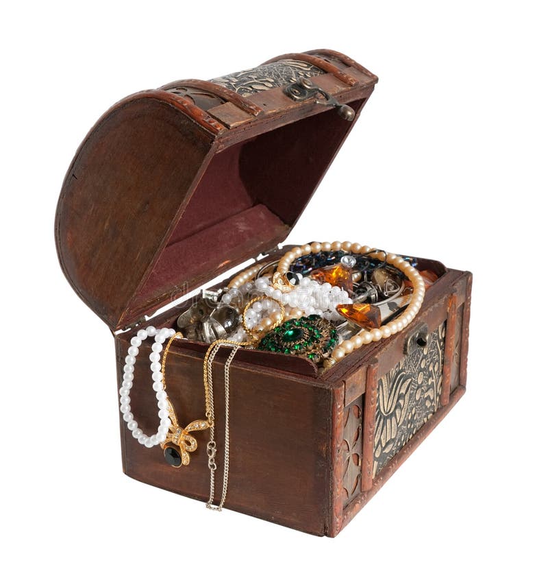 Treasure chest stock image. Image of pirate, jewellery - 18307099
