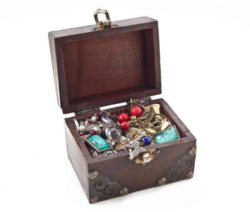 Treasure chest stock image. Image of pirate, jewellery - 18307099