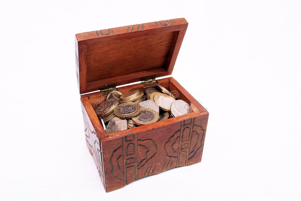 Treasure chest stock photo. Image of budget, isolated - 20226618
