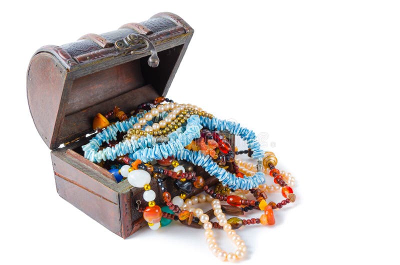 Treasure Chest stock image. Image of jade, rings, chest - 35382627
