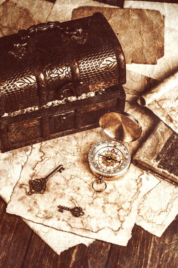 Treasure chest stock photo. Image of buried, paper, jewelry - 41598406