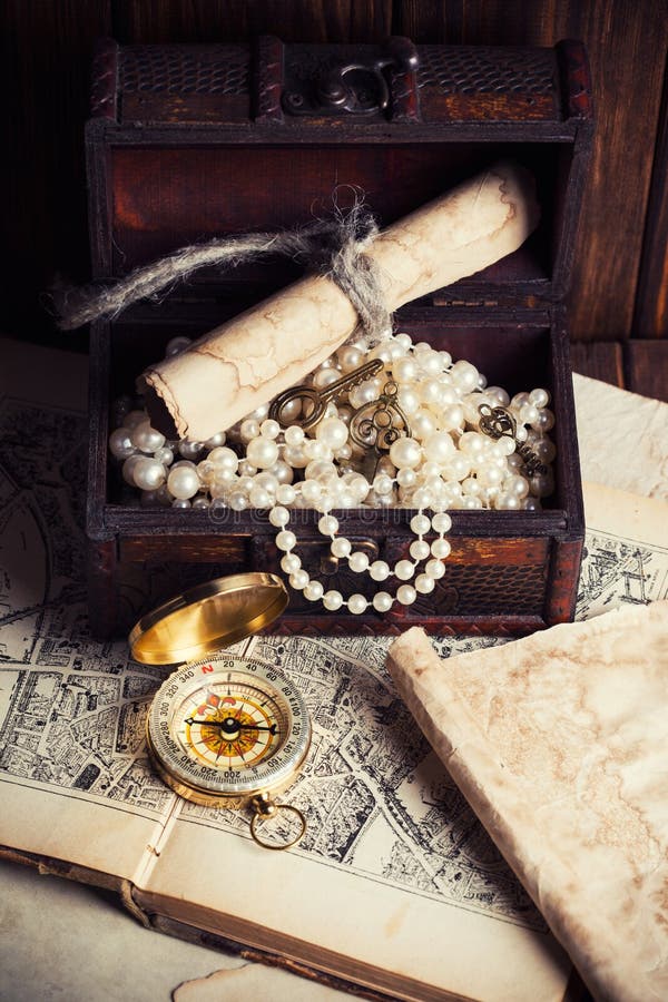 Treasure chest stock image. Image of antique, chest, golden - 42077303