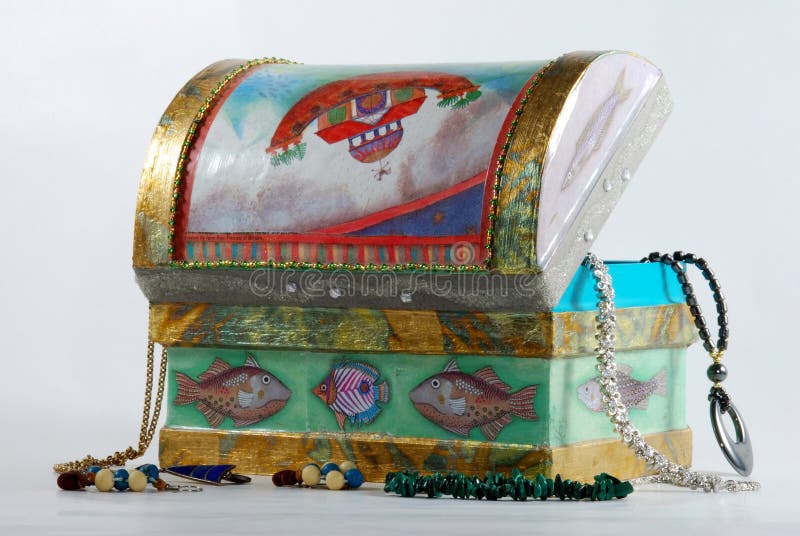 Treasure chest stock photo. Image of chain, treasure - 48233518