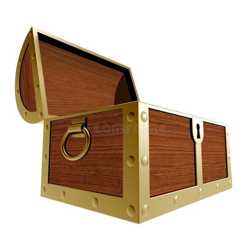 Cartoon Closed Treasure Chest