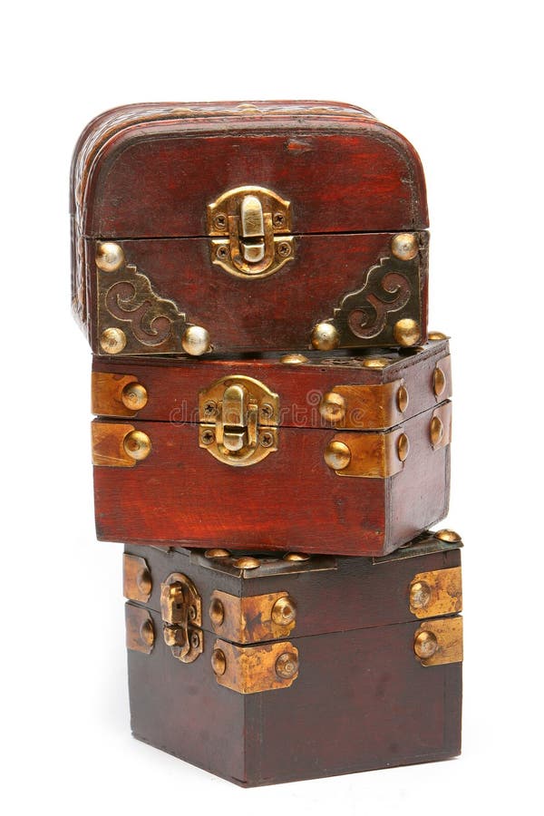 Buried Treasure-chest... Too Late :-) Stock Image - Image of wood ...