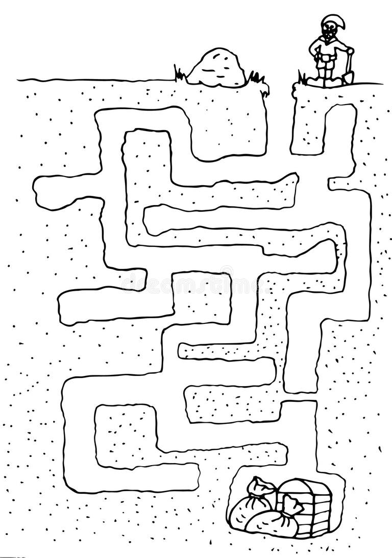 Hunt Labyrinth Stock Illustrations – 592 Hunt Labyrinth Stock ...