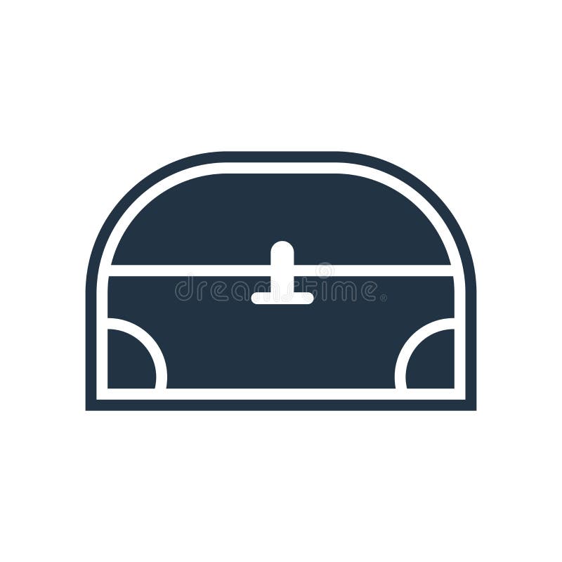 Treasure Map with X Icon Vector Sign and Symbol Isolated on Whit Stock ...