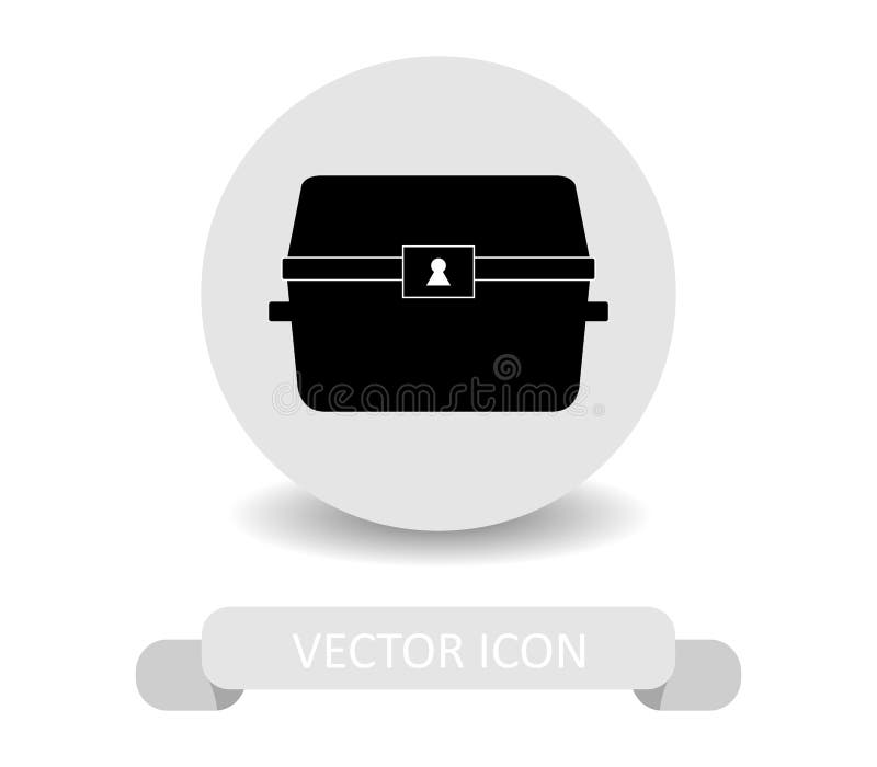 Treasure Map Icon. Simple Style Treasure Map Brand Poster Background ...