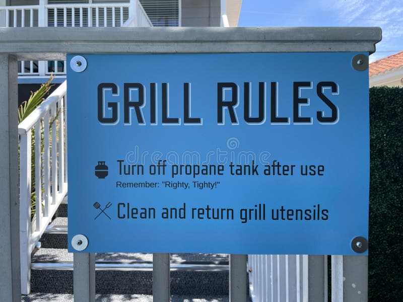 Treasure Island Grill Rules Sign Stock Image - Image of live ...