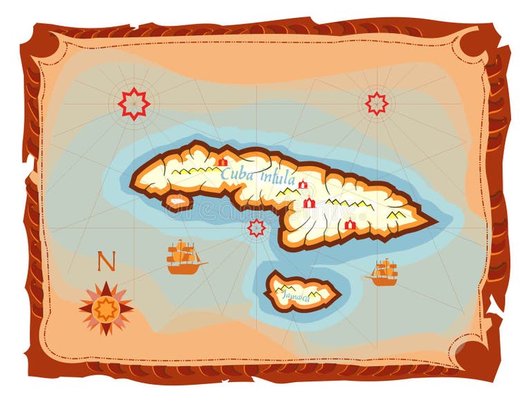 Tropical Island Map Illustration Stock Illustrations – 4,730 Tropical ...