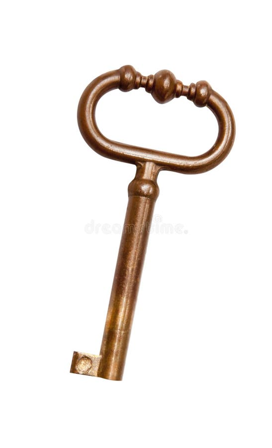 Vintage key stock photo. Image of retro, unlock, white - 26438986