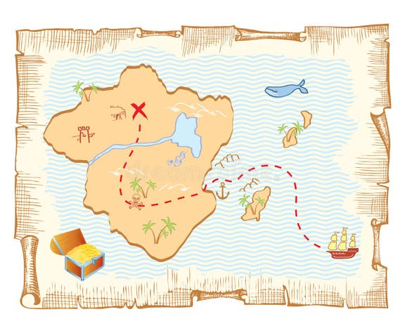 Old Paper Empty Treasure Map Stock Illustrations – 1,272 Old Paper ...