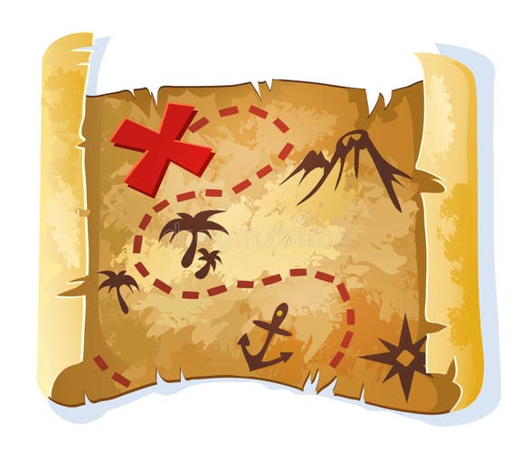 Treasure Map Drawing Stock Illustrations – 6,899 Treasure Map Drawing ...