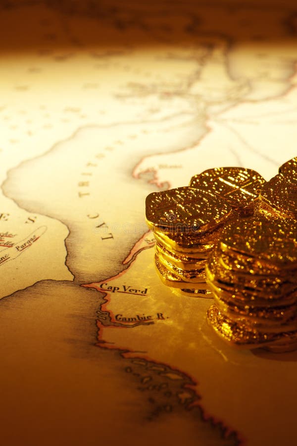 Treasure Doubloons stock image. Image of stack, treasure - 32873853